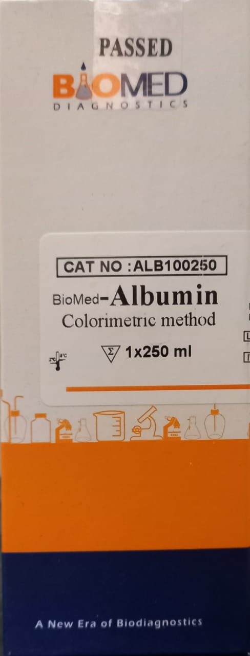 Biomed - Albumin (1x250 ml) - كيرلاب أجهزة ومستلزمات معامل التحاليل الطبية